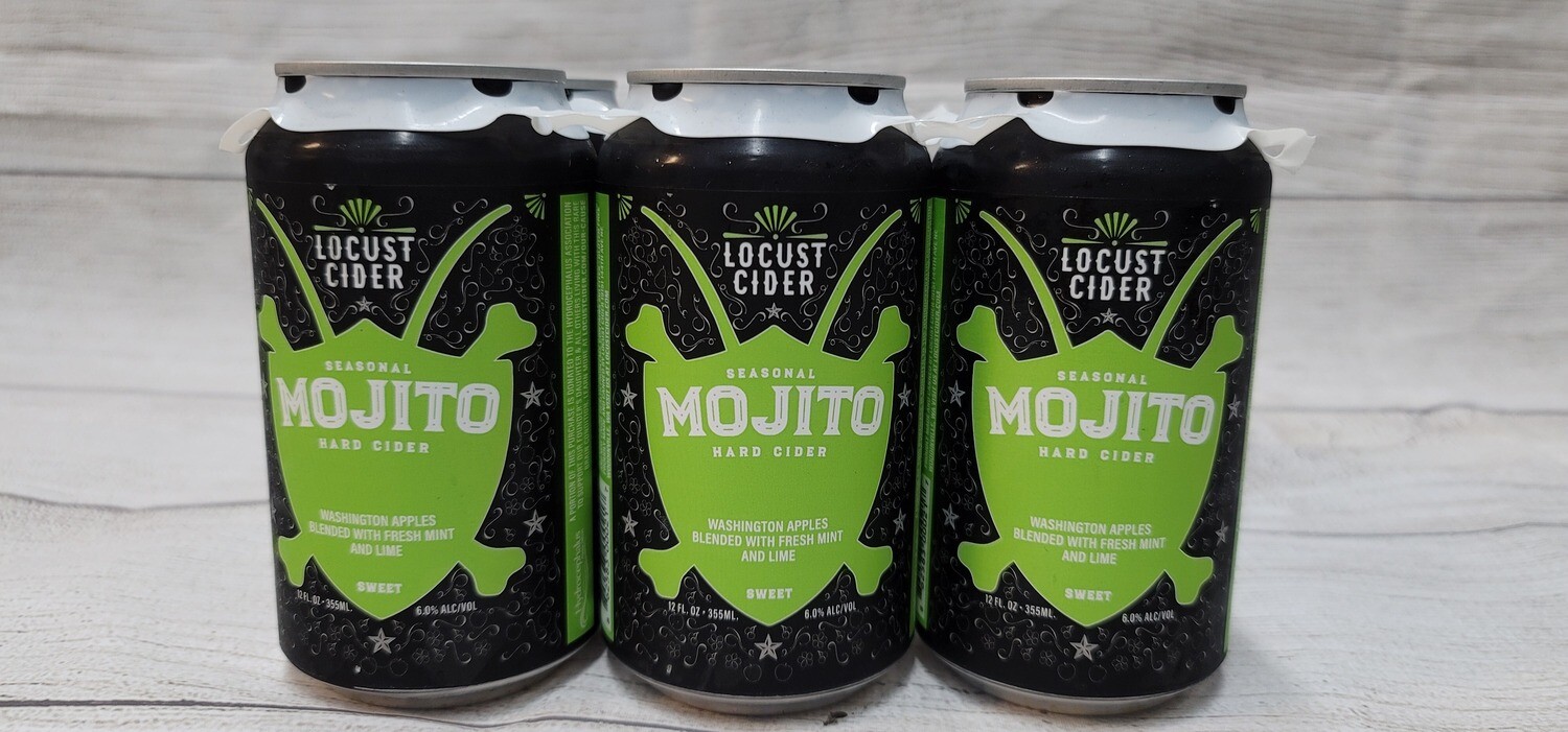 Locust Cider Mojtio 6pack 12oz