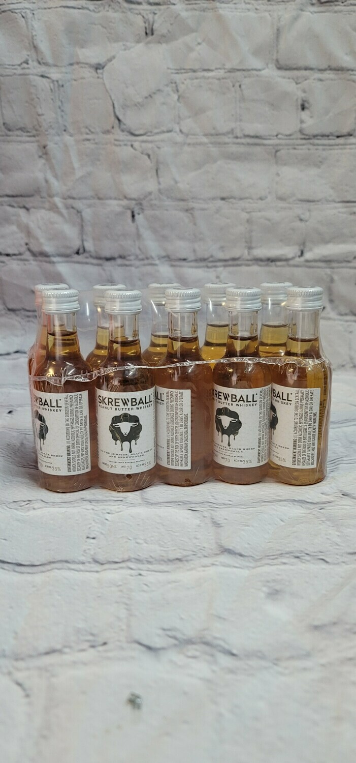 Screwball Whiskey 50ml 10pack