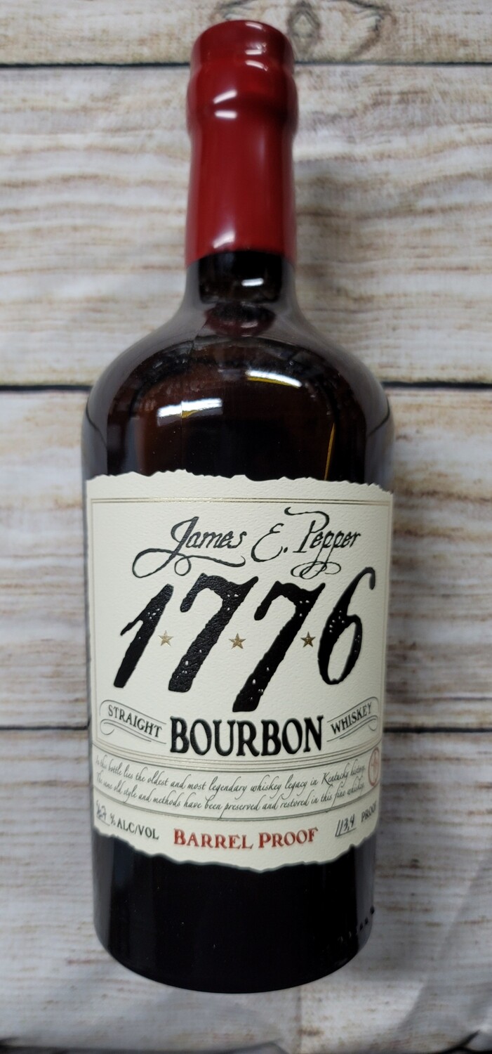 James Pepper 1776 Straight Bourbon Barrel Proof 750ml