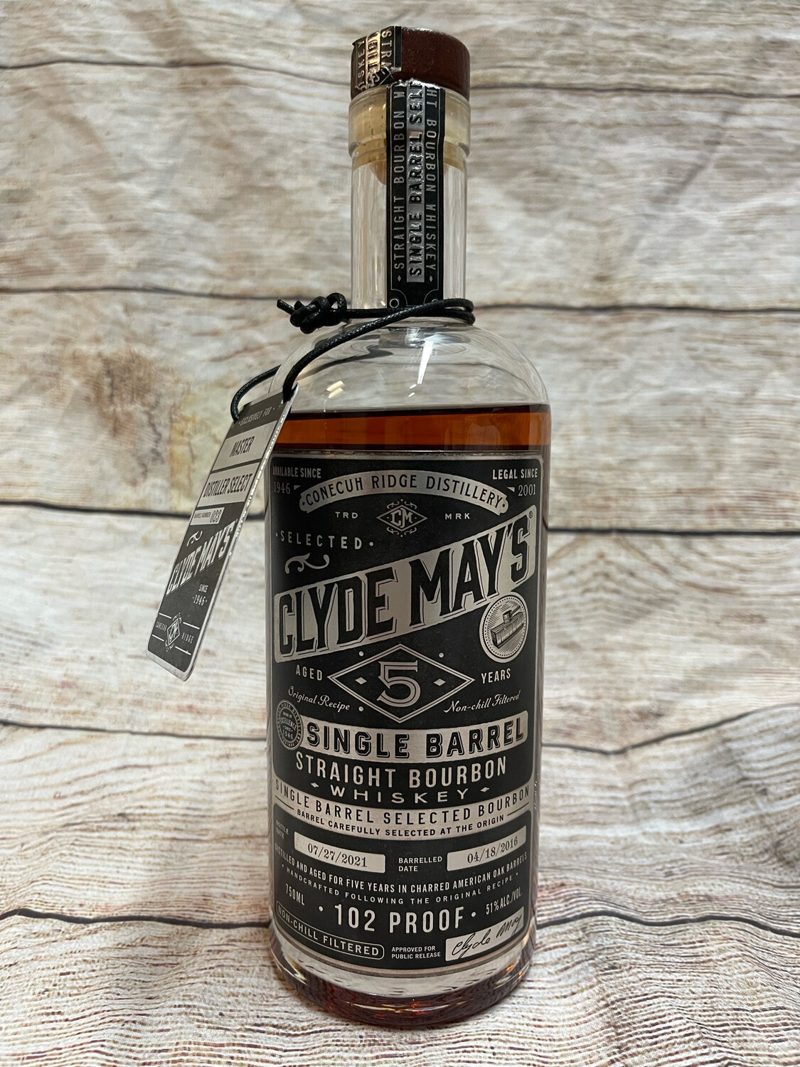 Clyde May Single Barrel 5 Year 750ml