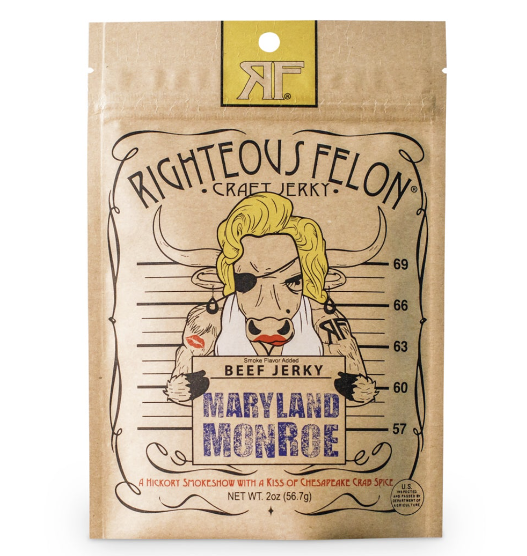Righteous Felon | Maryland Monroe Craft Jerky | 2oz