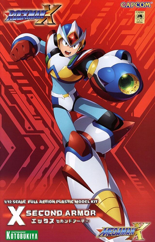 Mega Man X2 (Second Armor Ver.) 1/12 Scale Model Kit