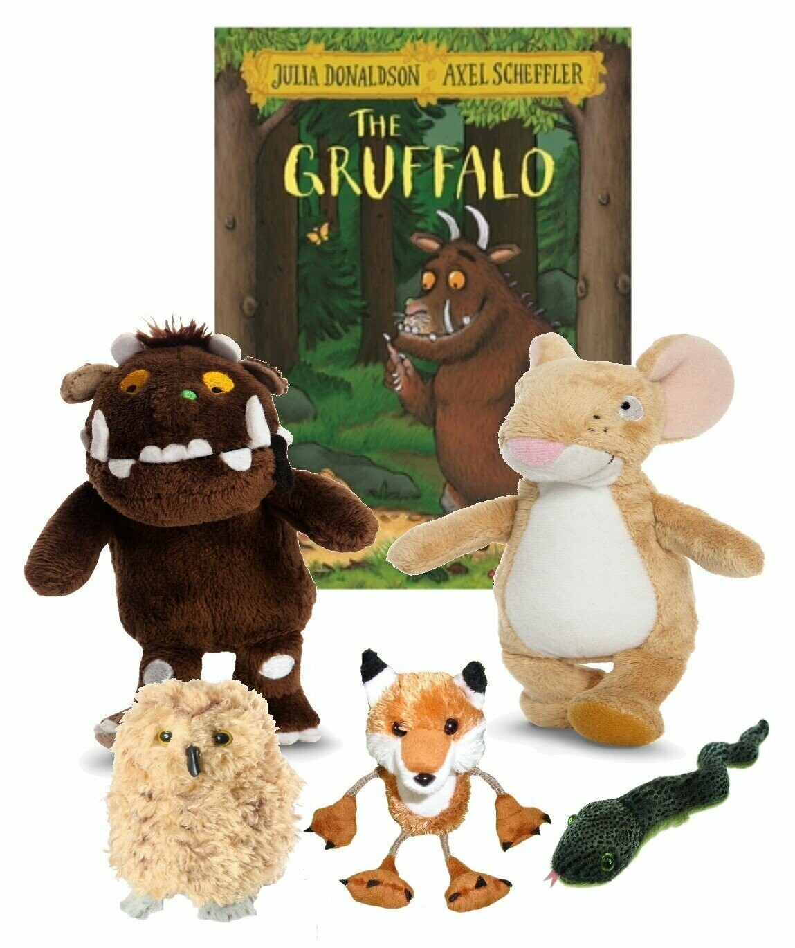 Gruffalo & Mouse Toy/Puppet Book Story Set