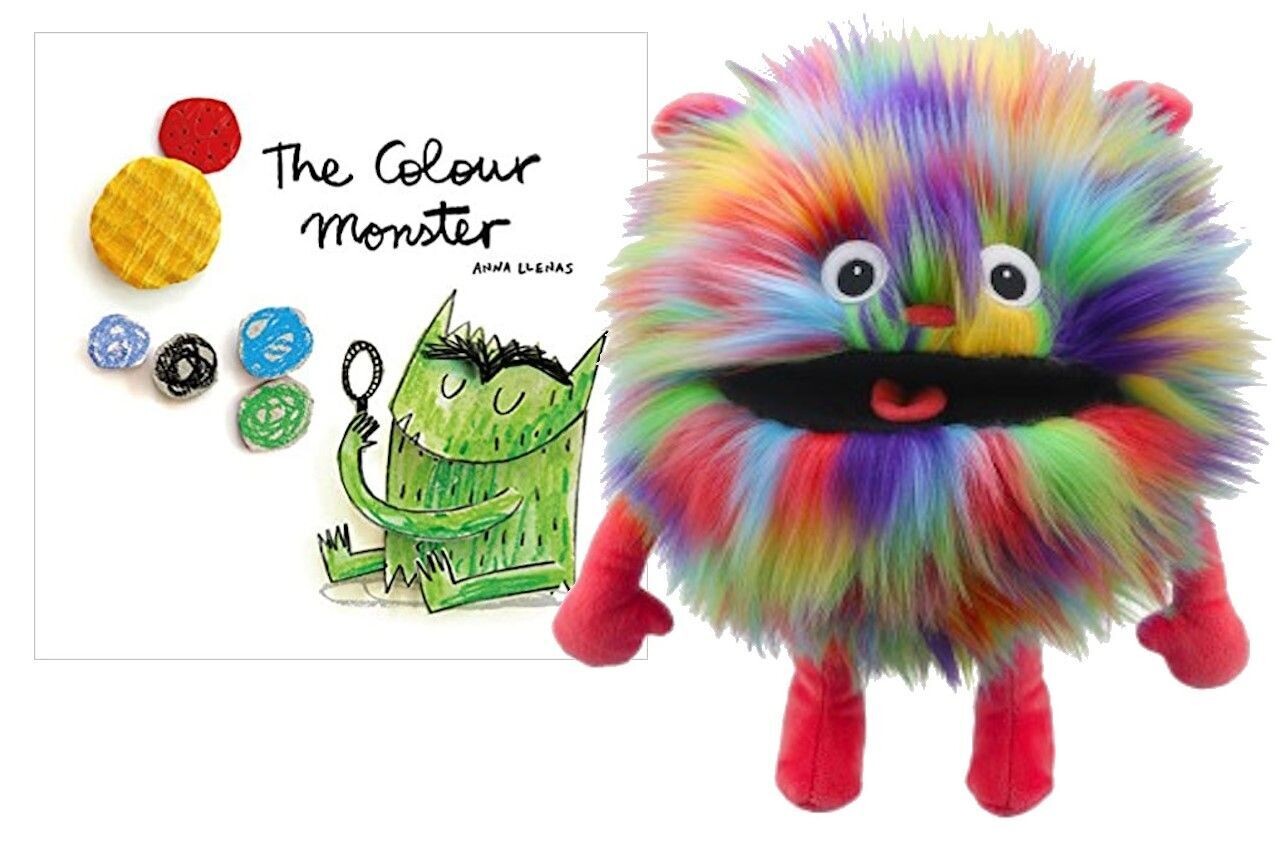 The Colour Monster Puppet Story Sack Bag Book Set - Story About ...