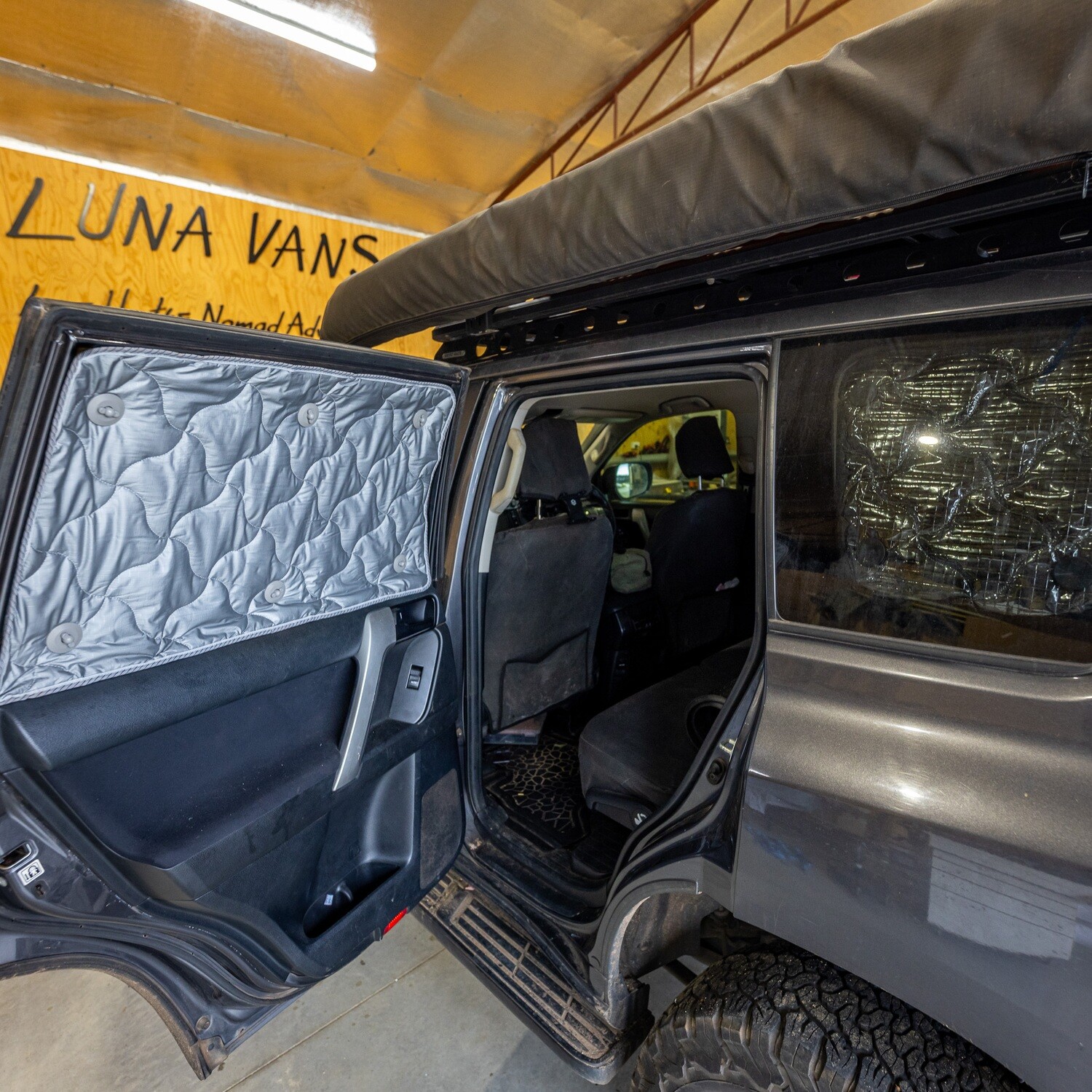 Toyota Hilux insulated sun shades