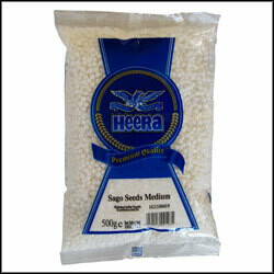 HEERA SABUDANA (MEDIUM SIZE) (SAGO SEEDS) 500GM