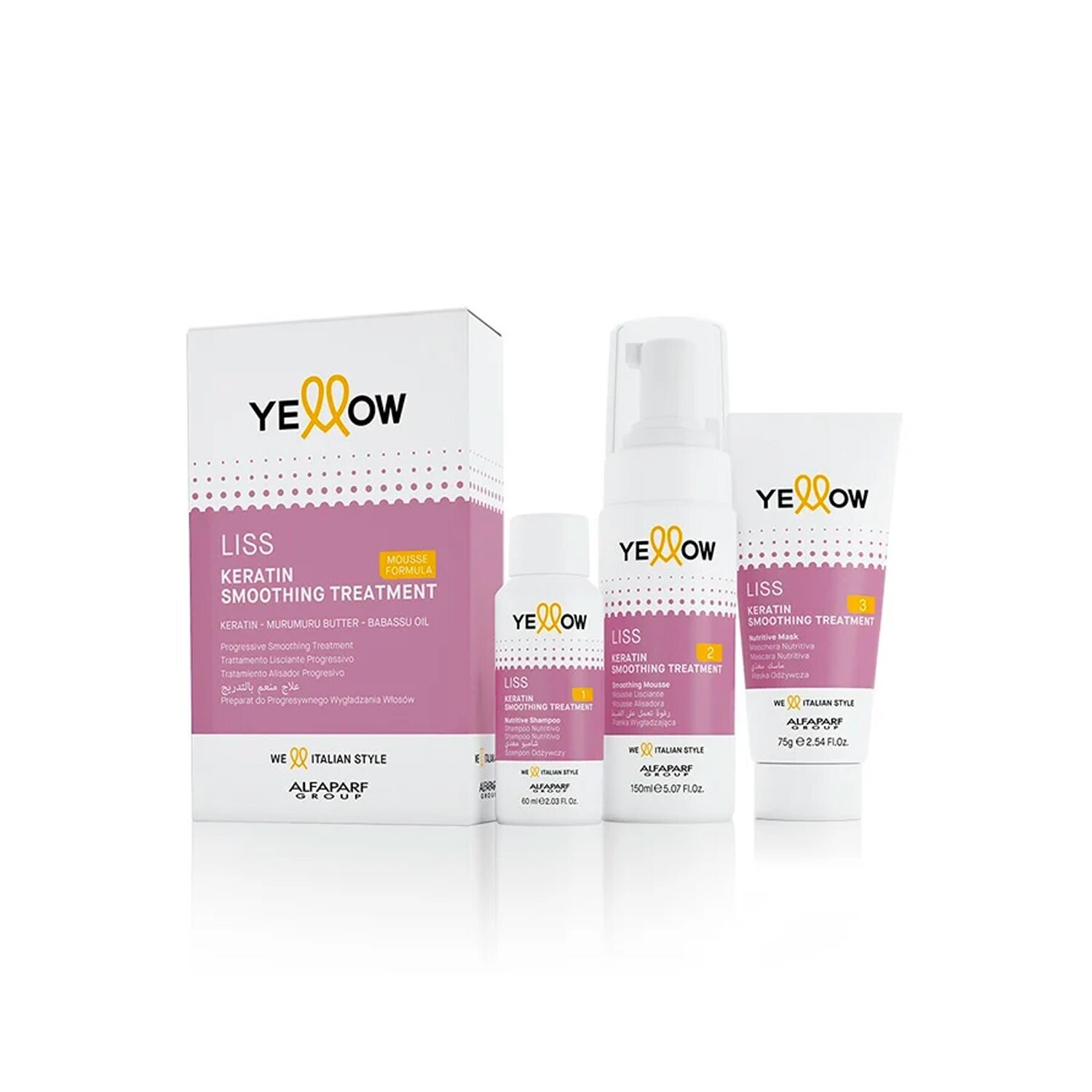 Yellow - Keratin Smoothing Treatment Kit