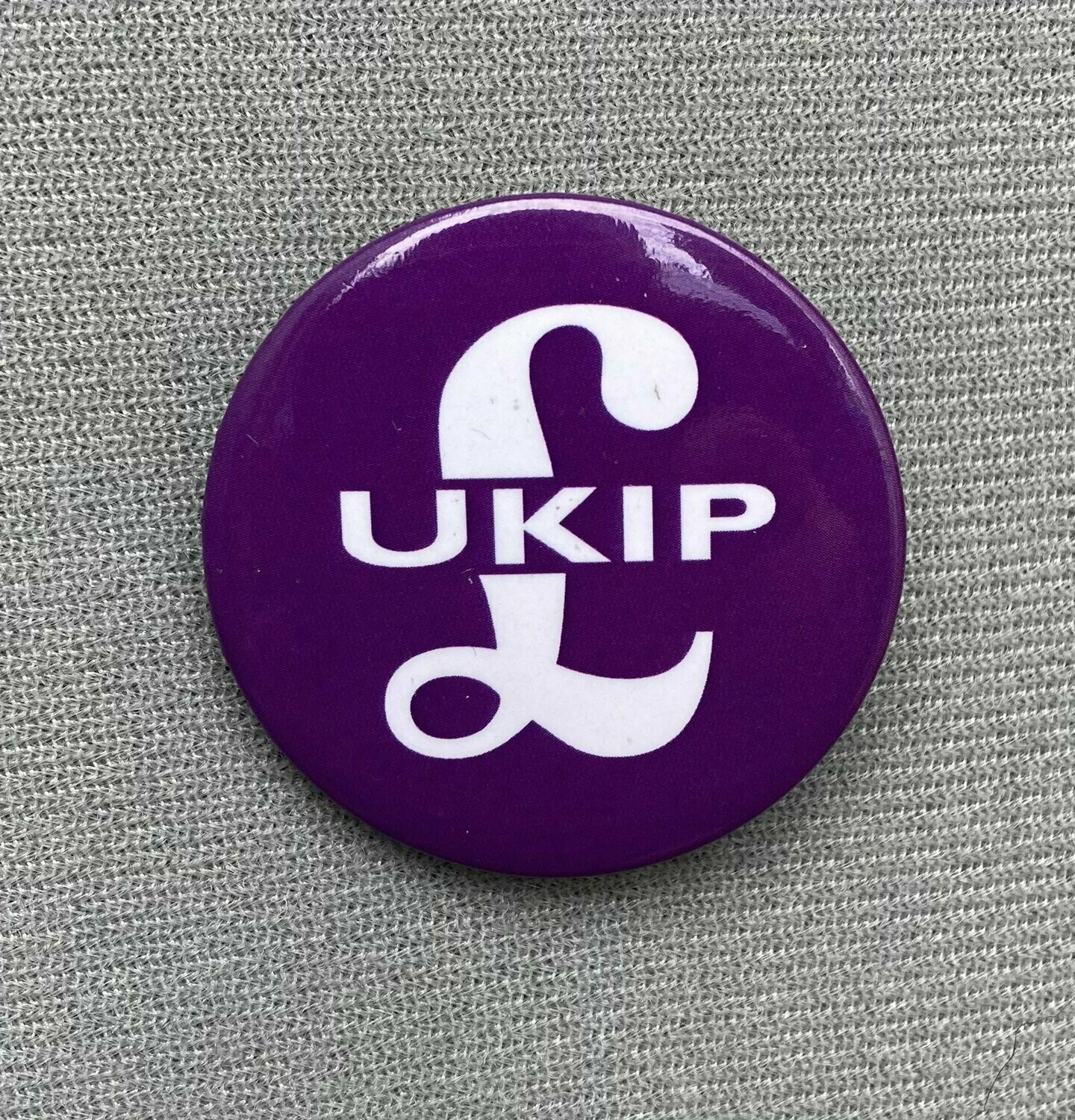 UKIP Button Purple Badge