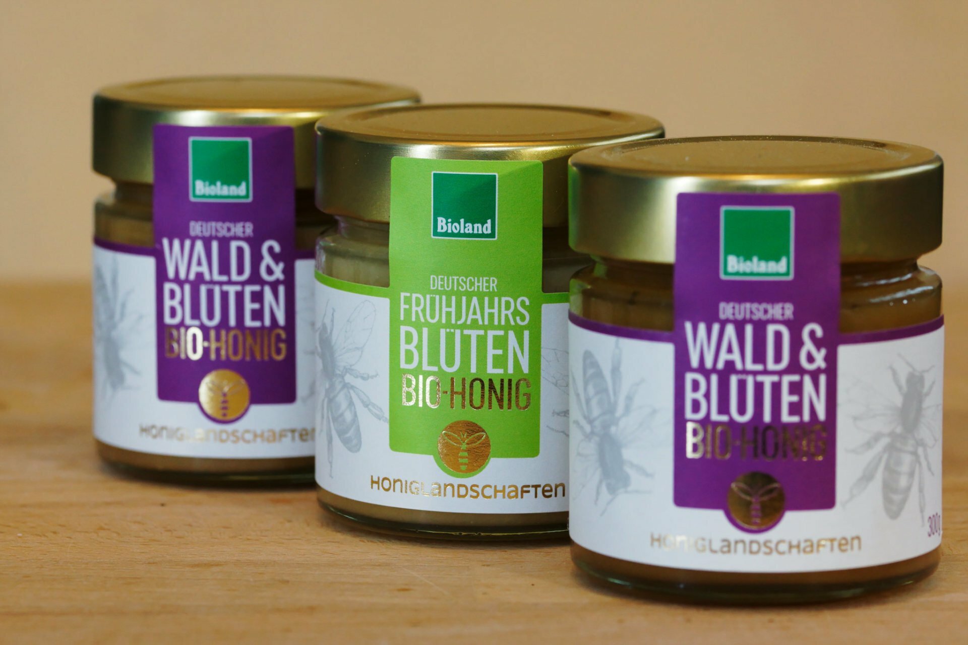 Bio-Honig im 300 g Glas