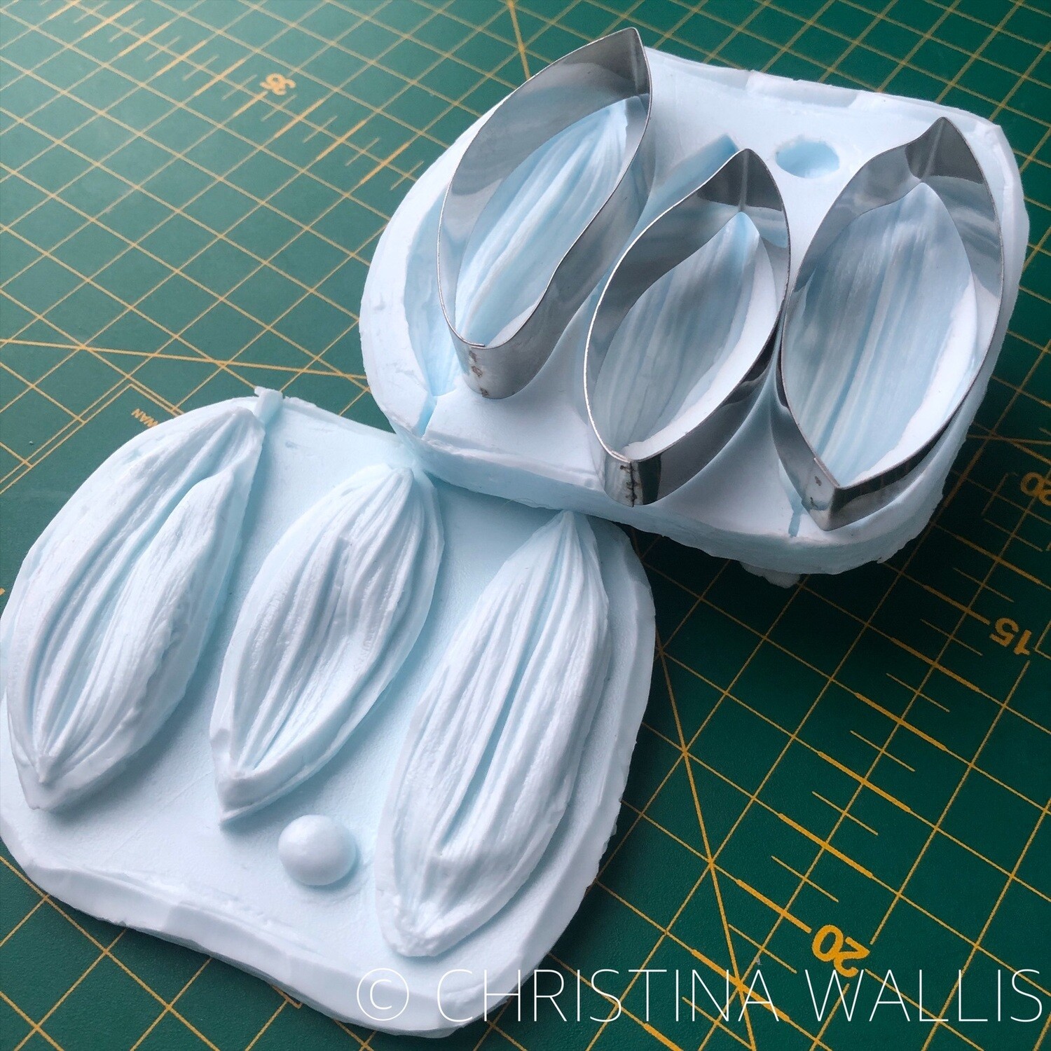 Sunflower Petal Veiners & Cutters Set, S