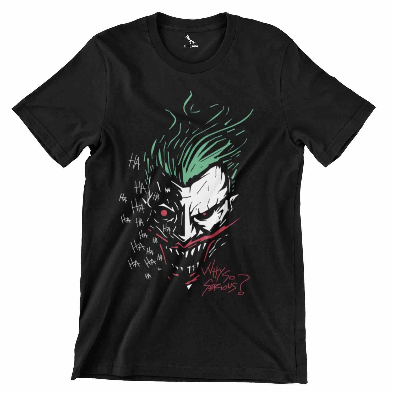 TEELAVA | Why So Serious Men T-Shirt