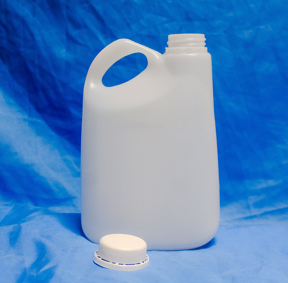Flipped Jerry can 1 Liter HDPE Food Grade Plastic Natural Top Handle ...