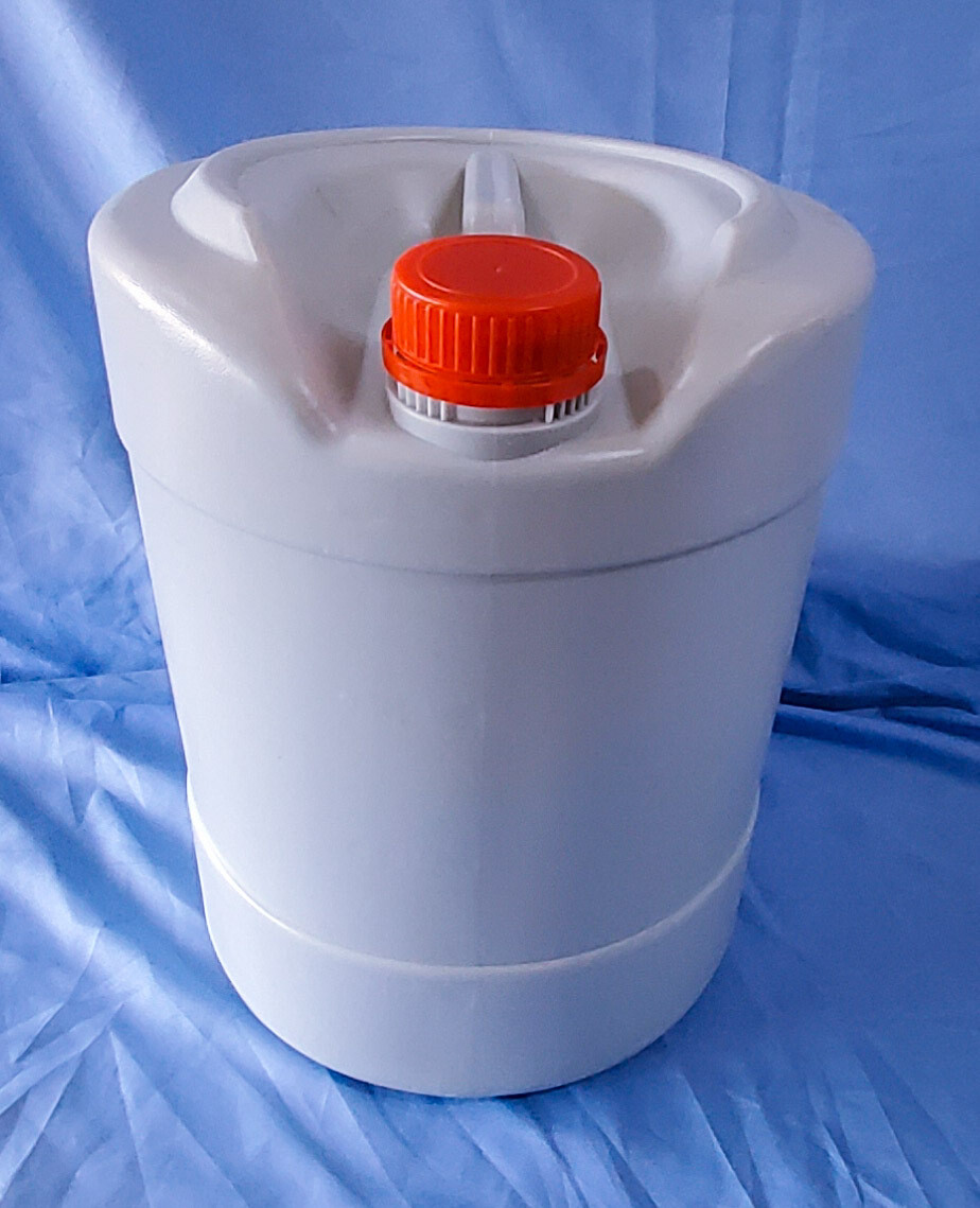 Heavy Duty Dirty White Pail for Liquid with Tamper Proof Red Cap and ...