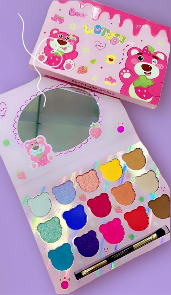 Palette oso Lotso con brocha