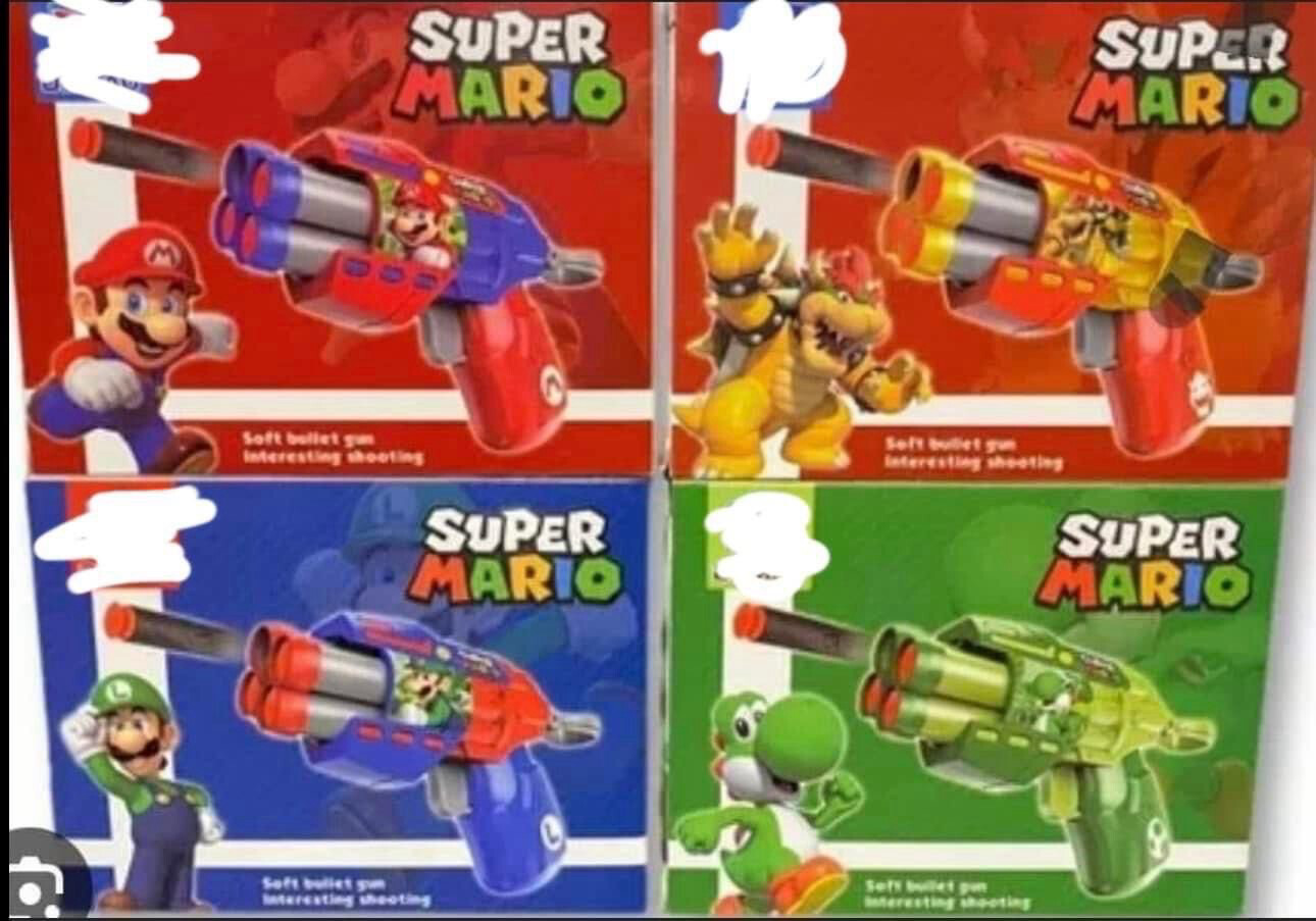 Super Mario Pistola Dardos