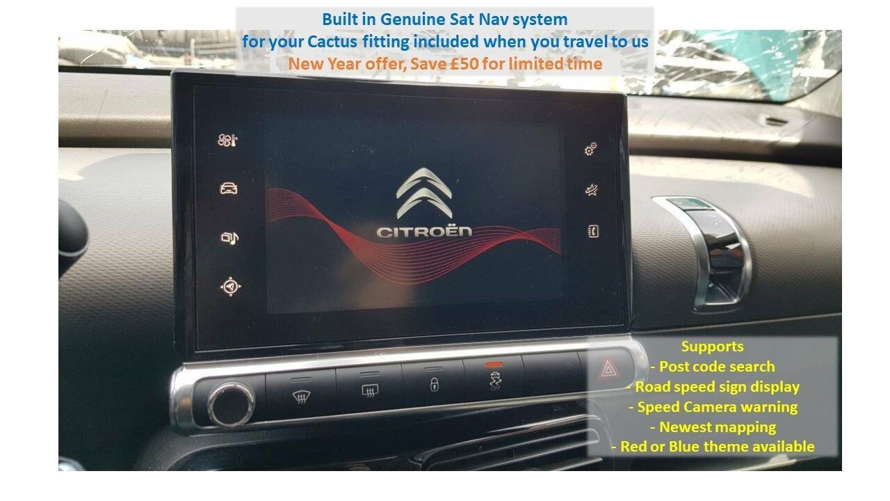 Citroen C4 Cactus Genuine Sat Nav upgrade