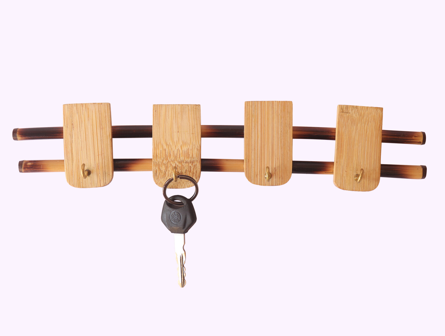 Bamboo key chain holder - Women's Day - GiftAbled