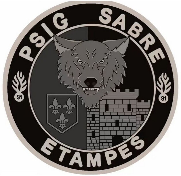 Rondache du PSIG Etampes SABRE 2023 - Tissé