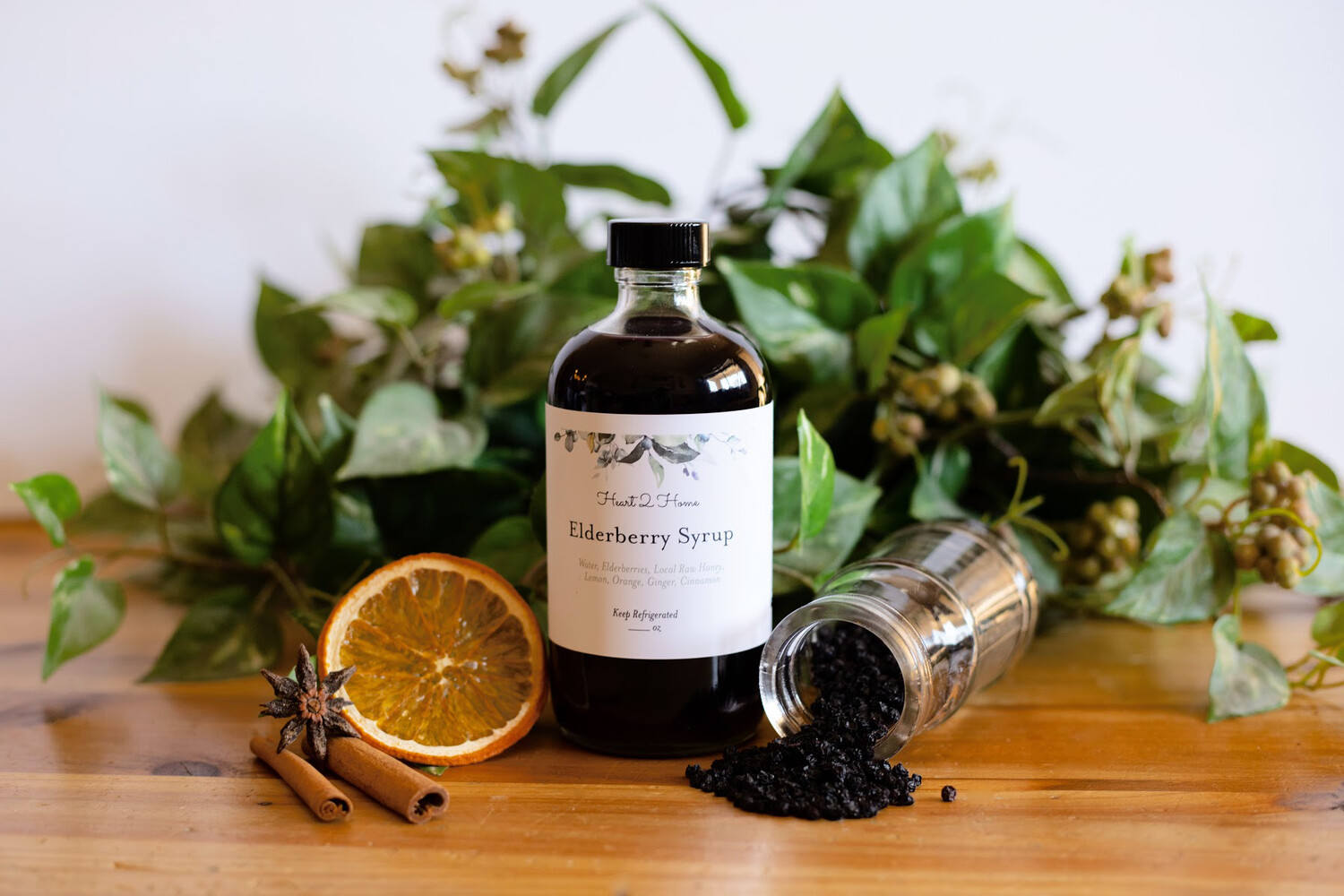 8oz Elderberry Syrup