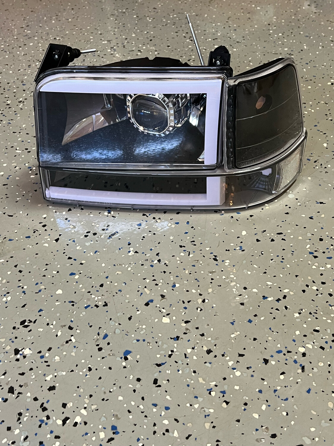 92-97 Ford OBS Black/Chrome 3 piece retrofit – Store – BajaHID Retrofits