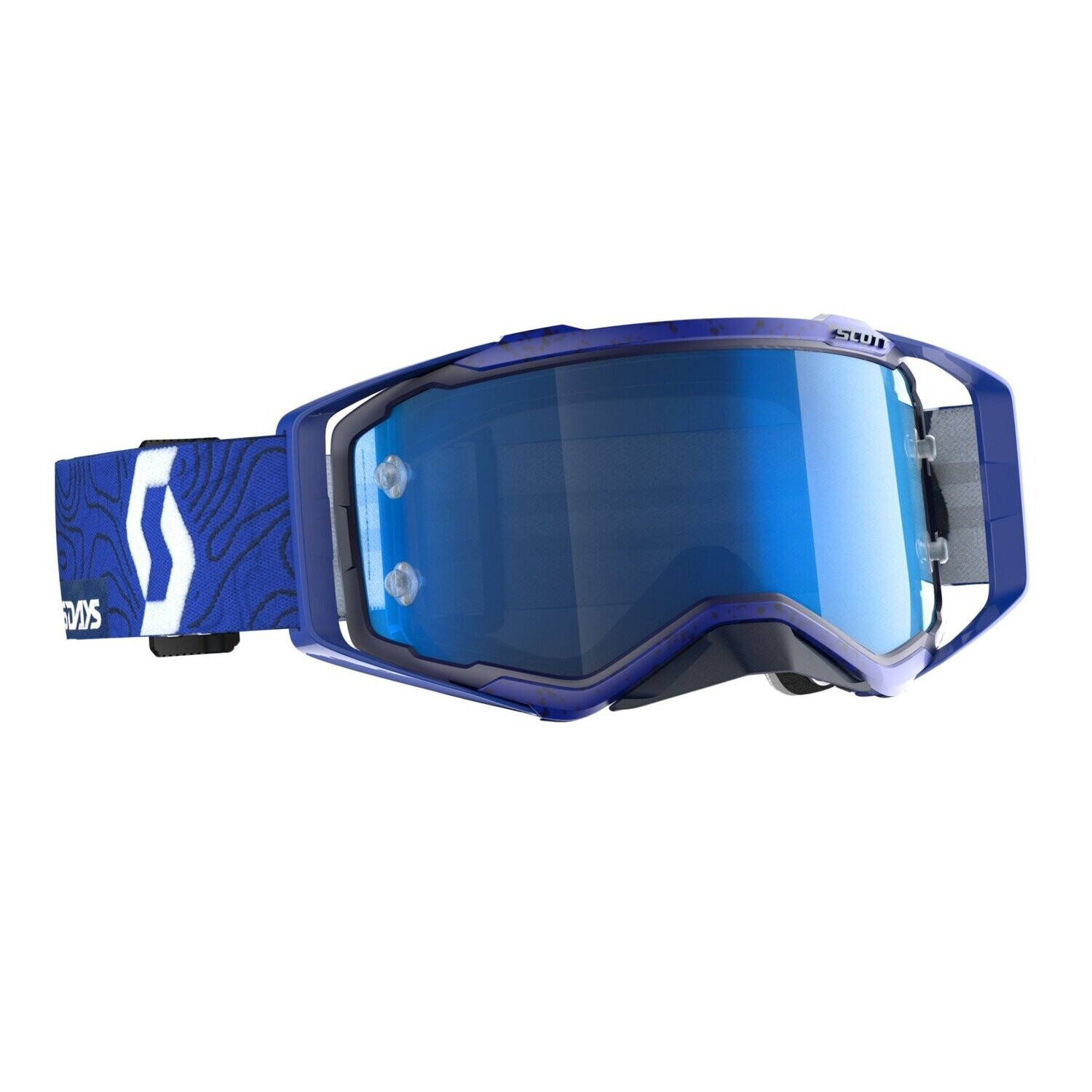 SCOTT Prospect 6 Days 2021 Italy blue / electric blue chrome Goggle