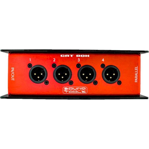 SoundTools Cat Box MX Four Male XLR Stage Box with Main and Parallel ...