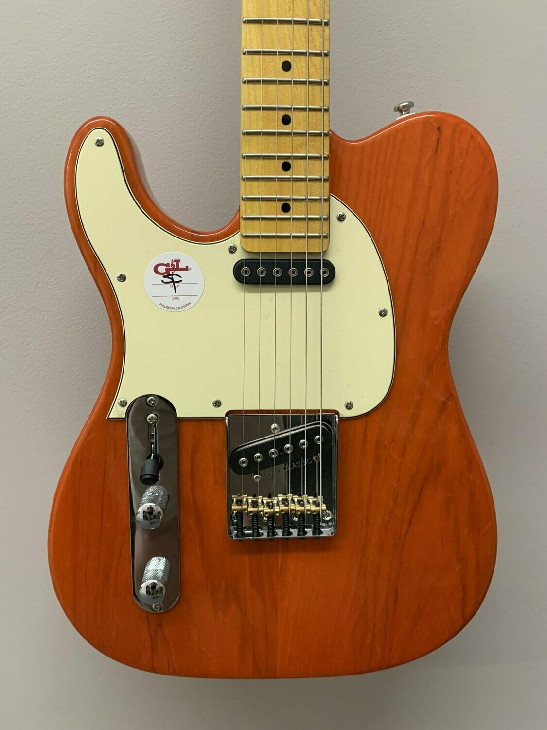 G&L Tribute ASAT Classic Lefty Clear Orange