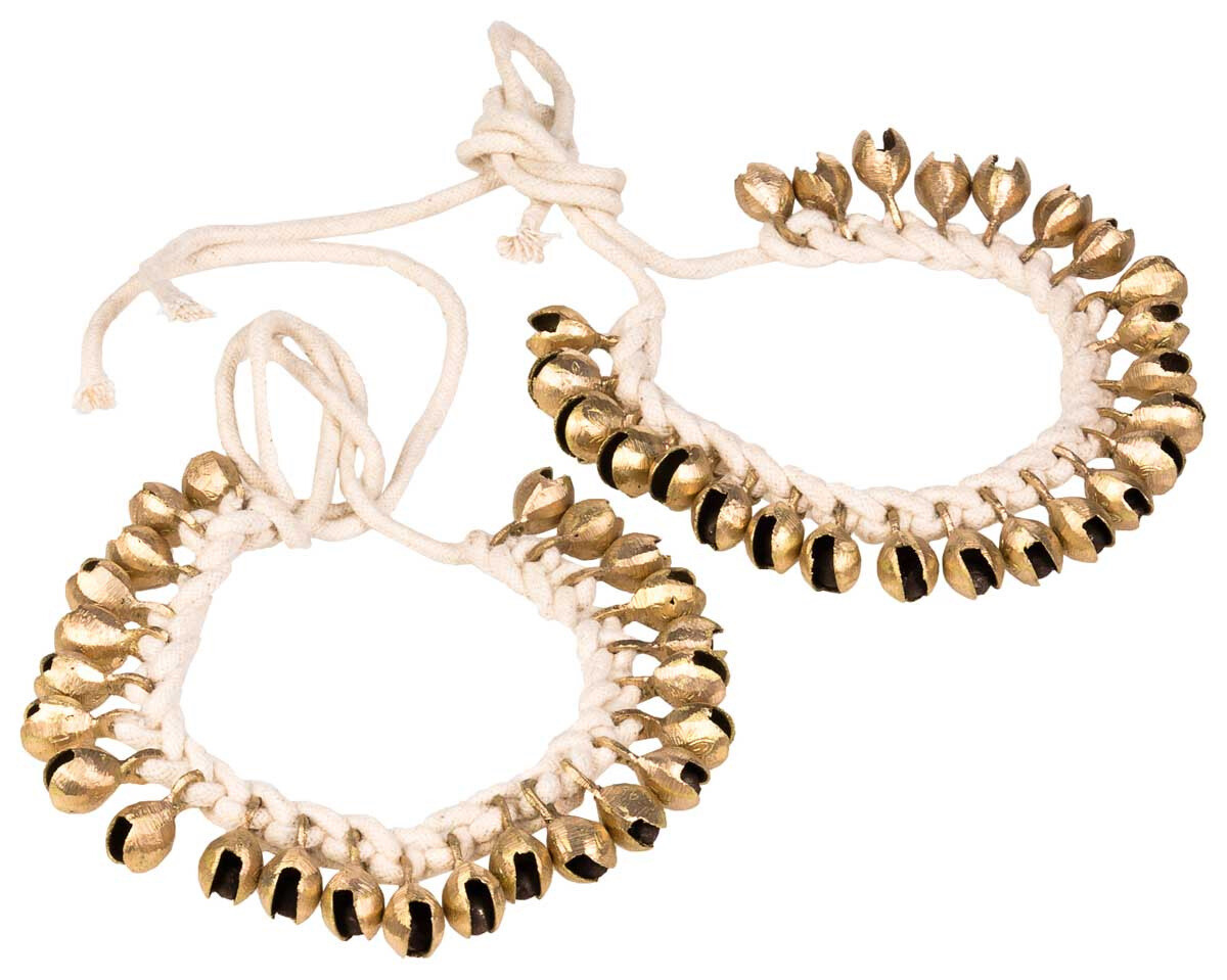 Ghungroos / Foot Bells (pair) – 1 row on rope – Merlyn | The Spirit of ...