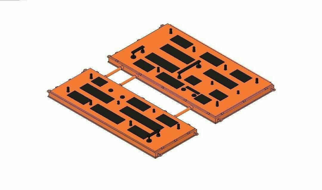 O Scale BNSF PTC Locomotive Antenna Style 2