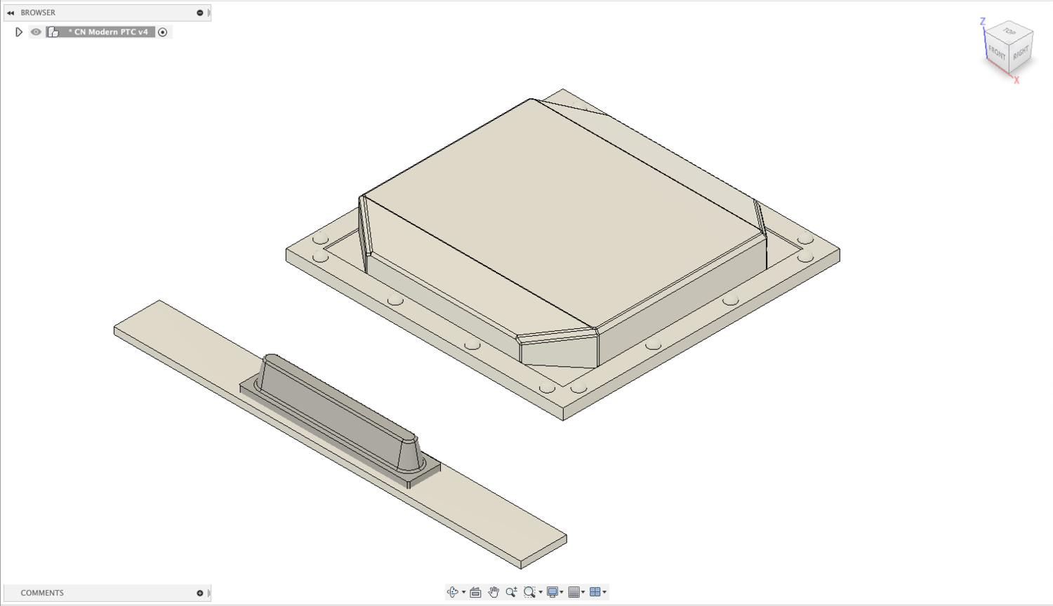 N Scale CN PTC Locomotive Antenna Style 1
