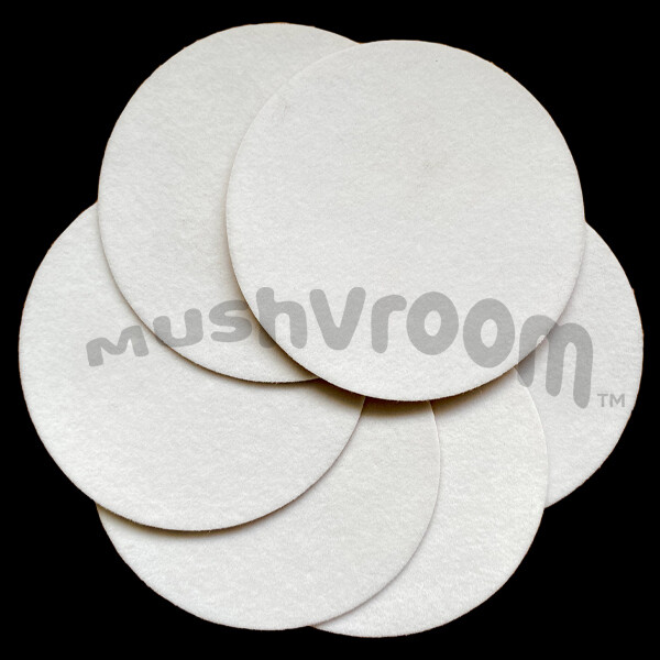 6 FREE - Monotub Filter Patches for Mushroom Growing