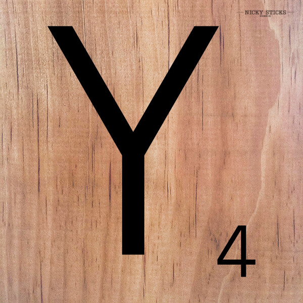Y Letter Piece – Wholesale Sticks – Nicky Sticks Sticker Co.