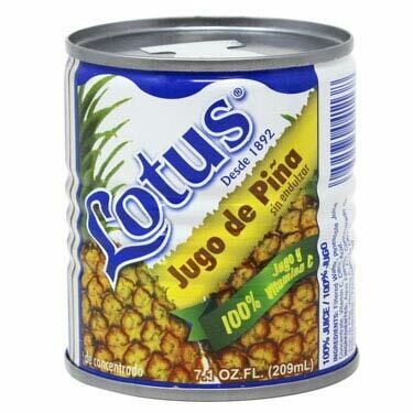 LOTUS JUGO DE PINA 7 OZ
