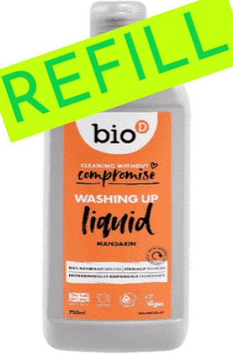 Bio-D Washing Up Liquid Mandarin 750 g REFILL
