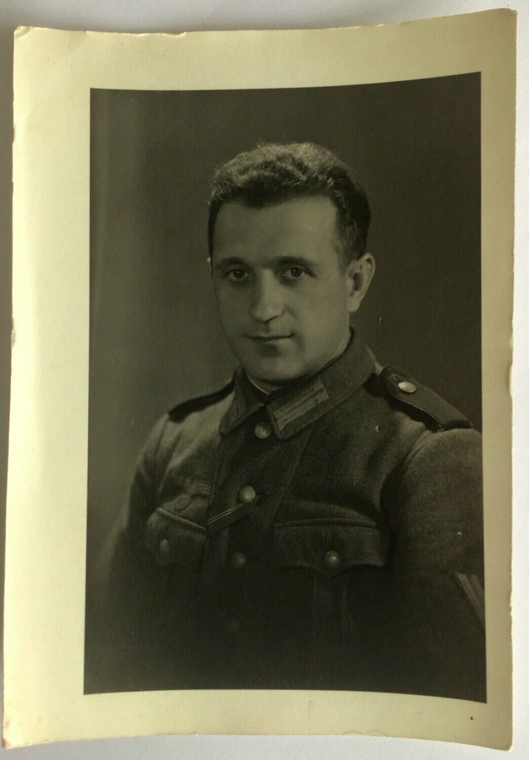 Portrait-Photo Wehrmachtssoldat