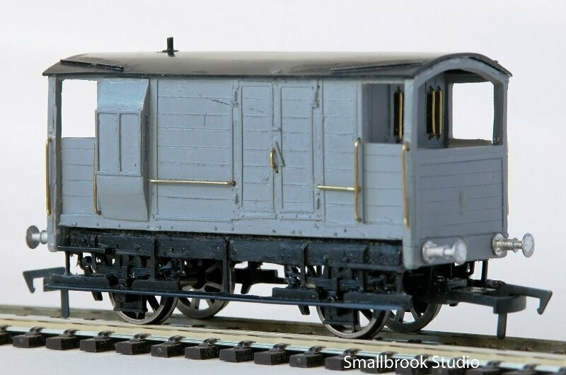 4mm 00 LSWR, SR, BR 20ton Brake/Road Van SR Dia. 1545&9