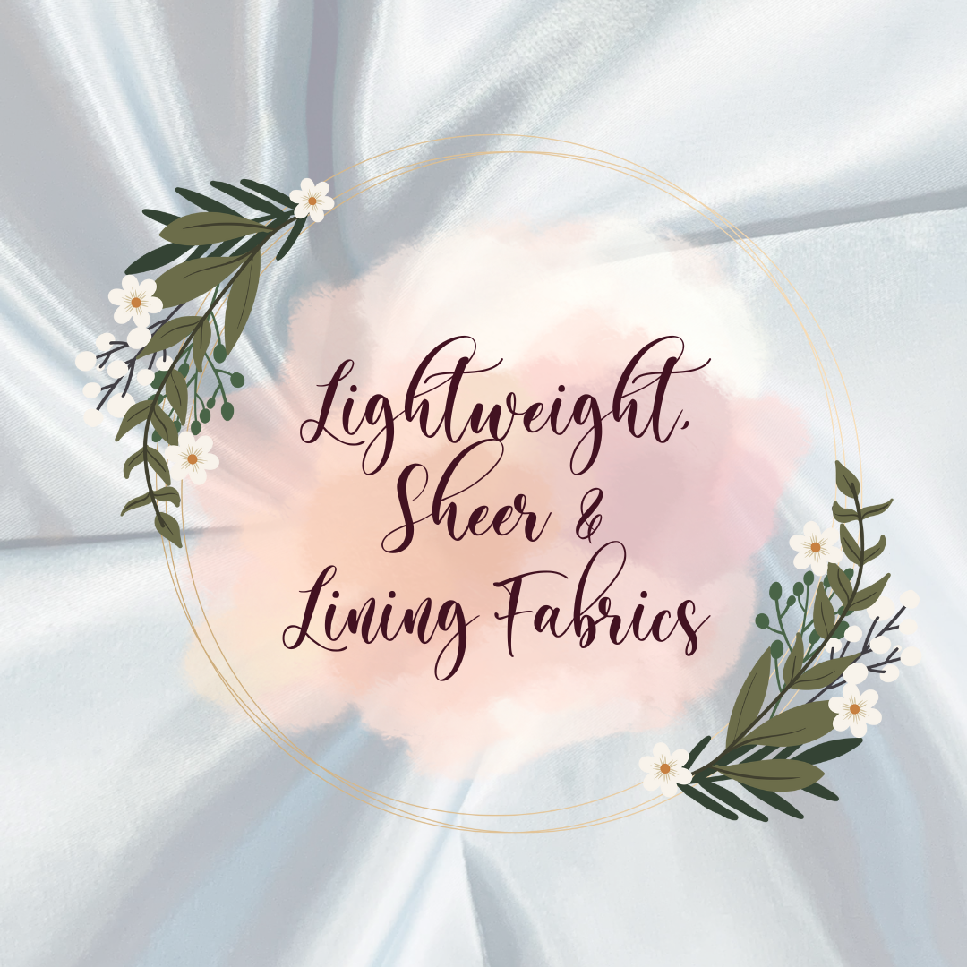Lightweight, Sheer & Lining Fabrics