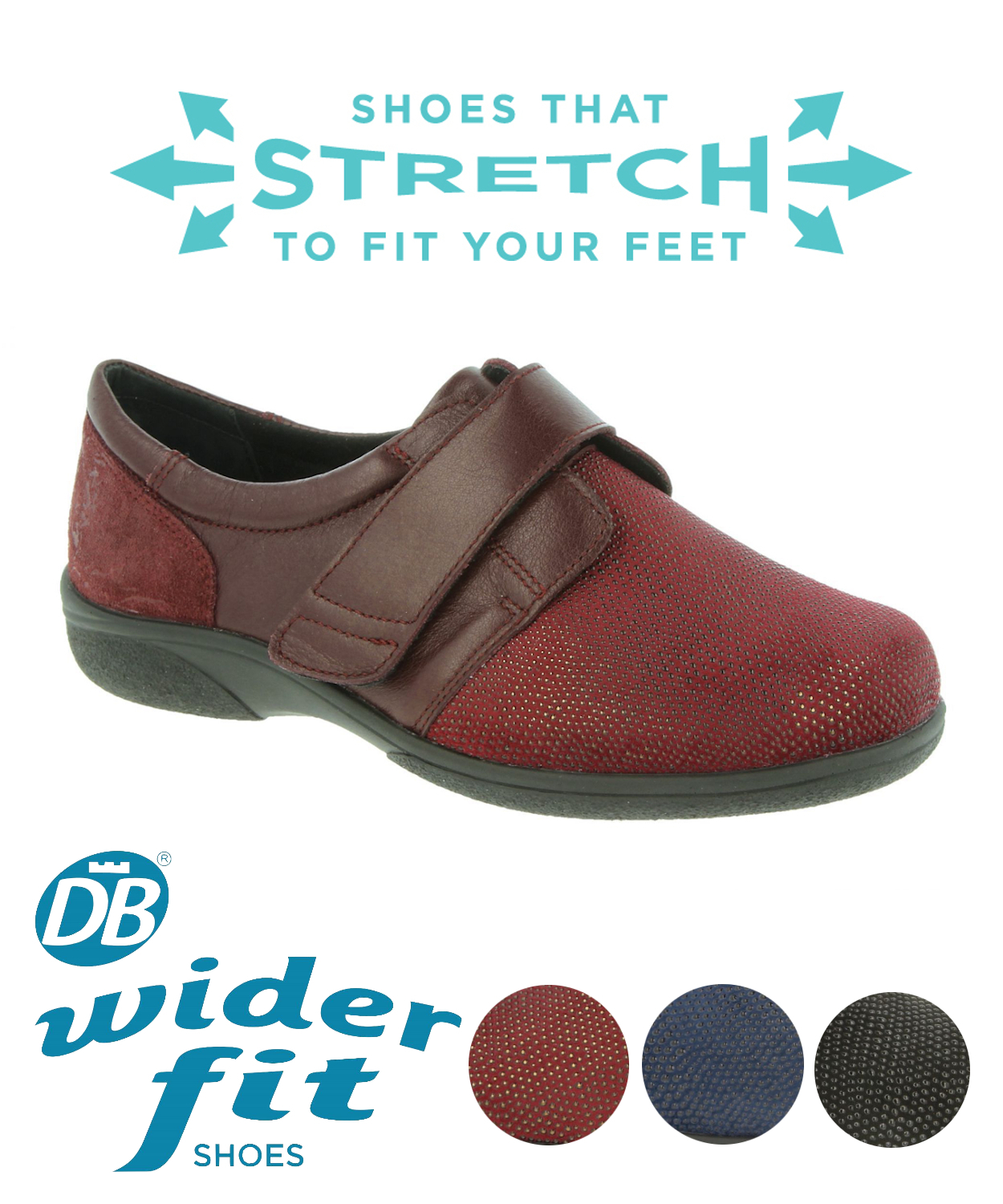 Stretch Shoes for Women | Extra wide fit stretch shoes