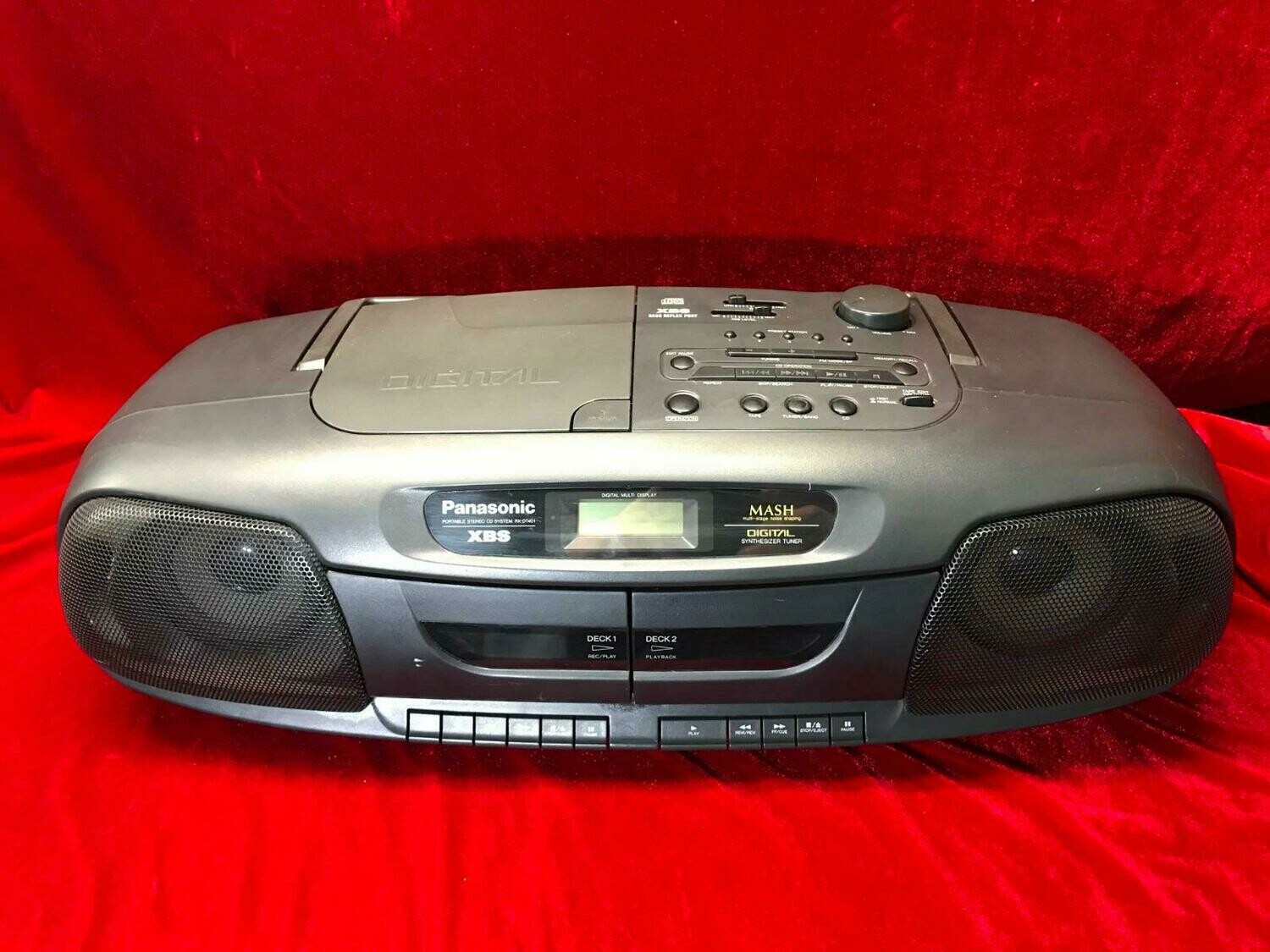 RADIO Double K7 CD PANASONIC Crx-dt401