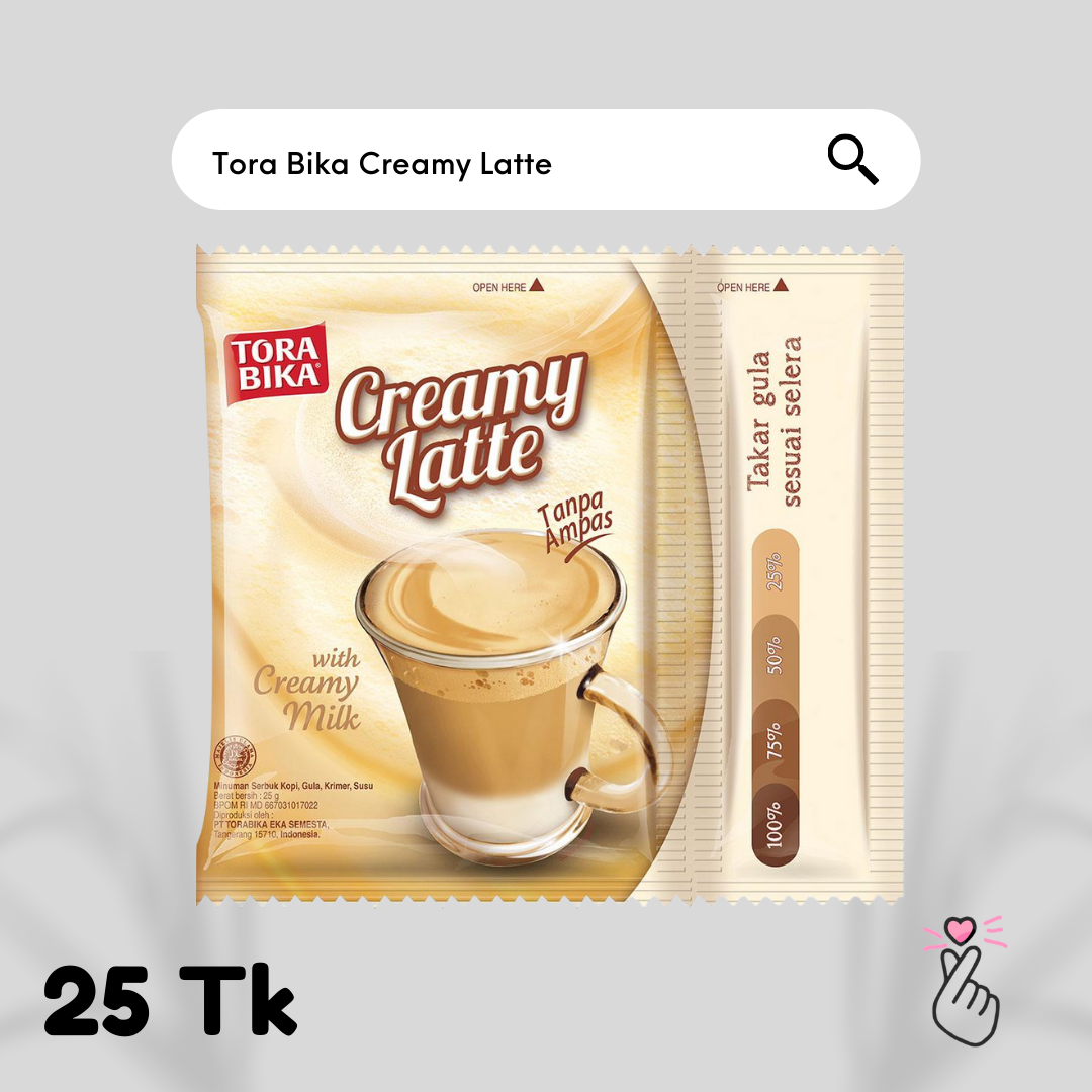 Tora Bika Creamy Latte Sachet