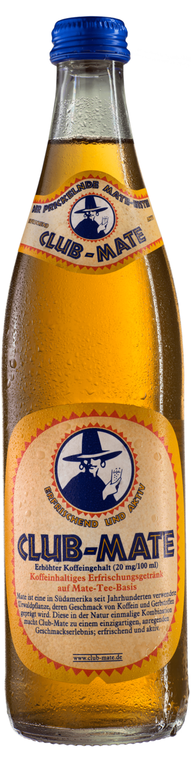 Club Mate (20x 0,5l Glas FL 17,99 € inkl. MwSt. zzgl. Pfand)
