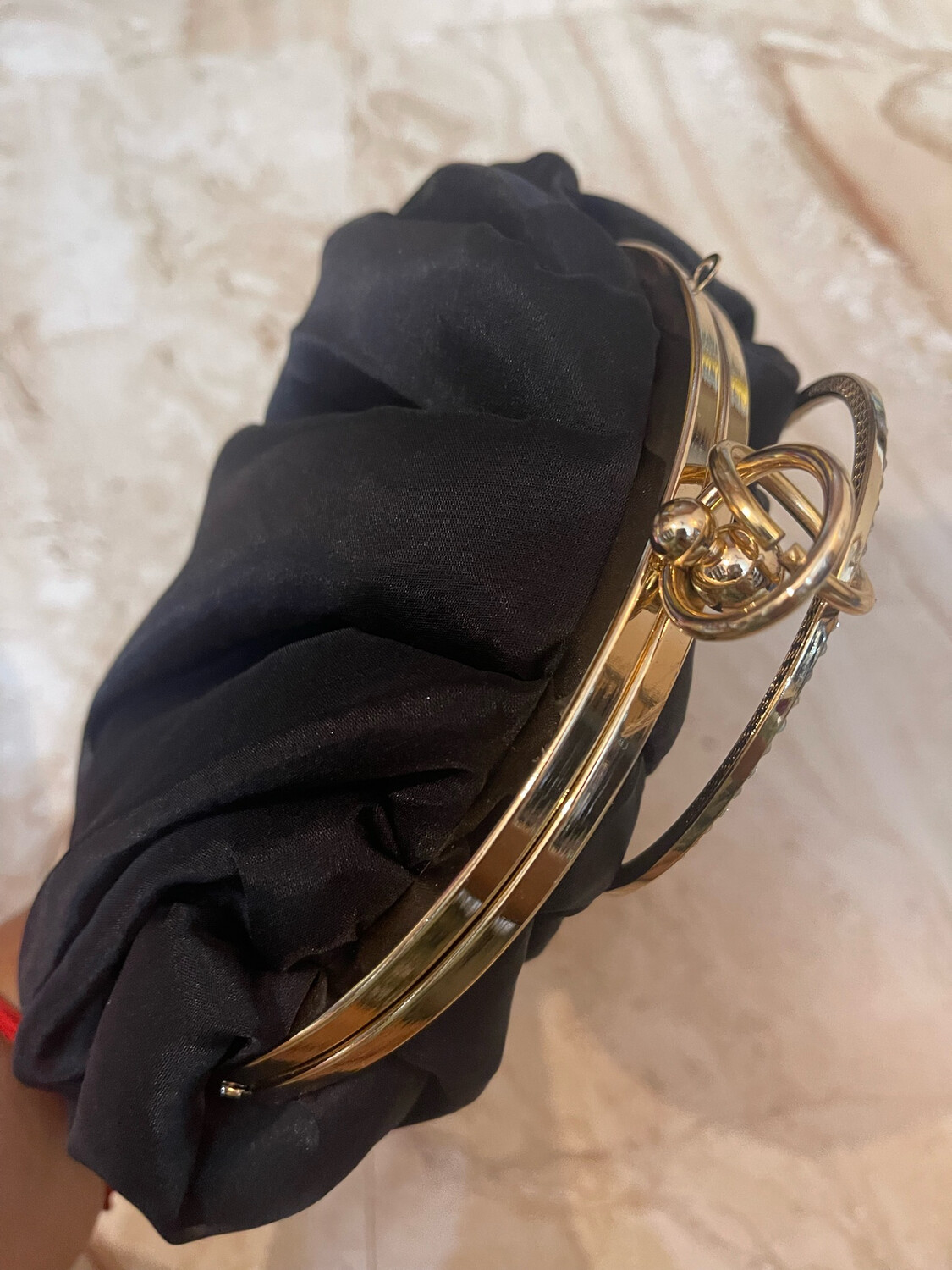 Jet Black Gold Frame