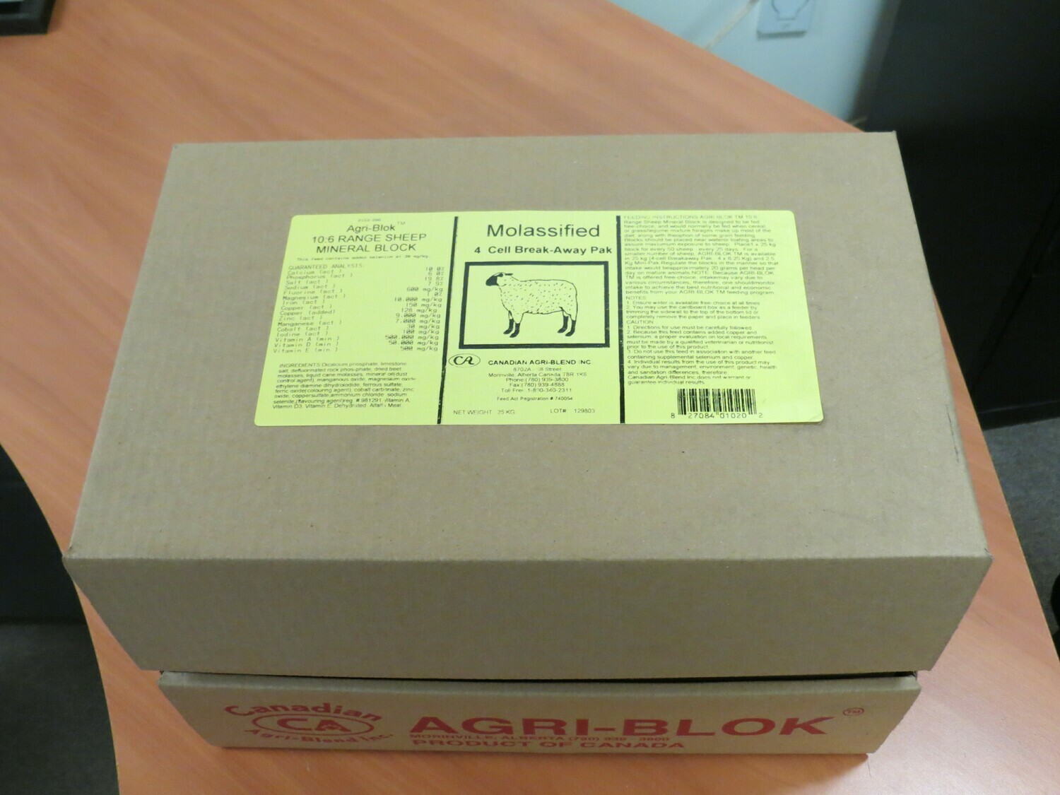 10:6 Sheep Block 4-Cell