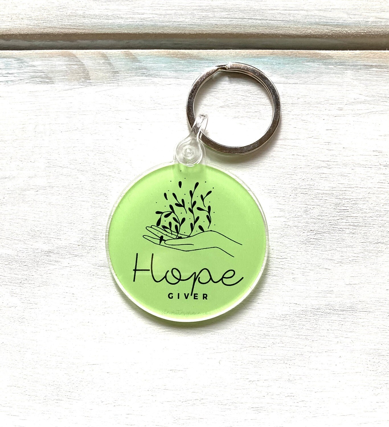 Hope Giver Keychain • Shop • She Writes Grace
