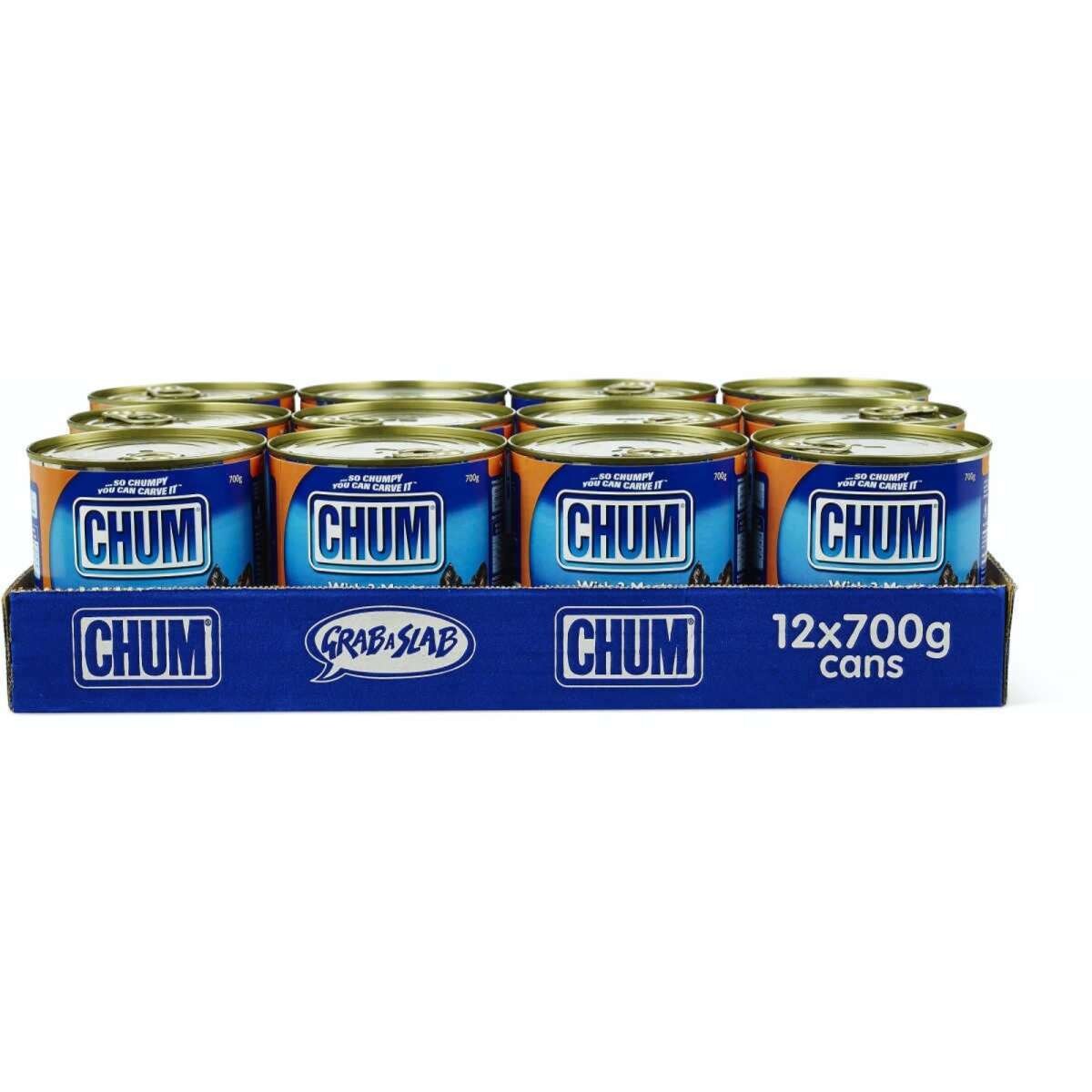 Chum 700g Grab a Slab 3 Meats (12 pack)