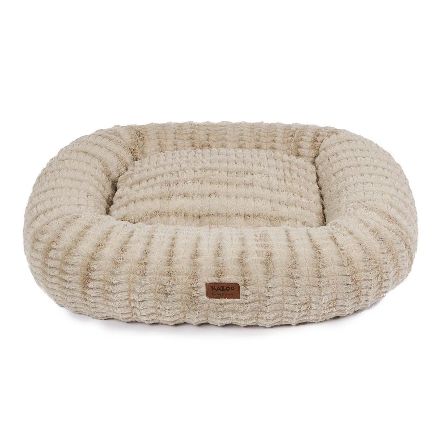 KAZOO Loop Bed Large 90 x 90 x 28cm Clay