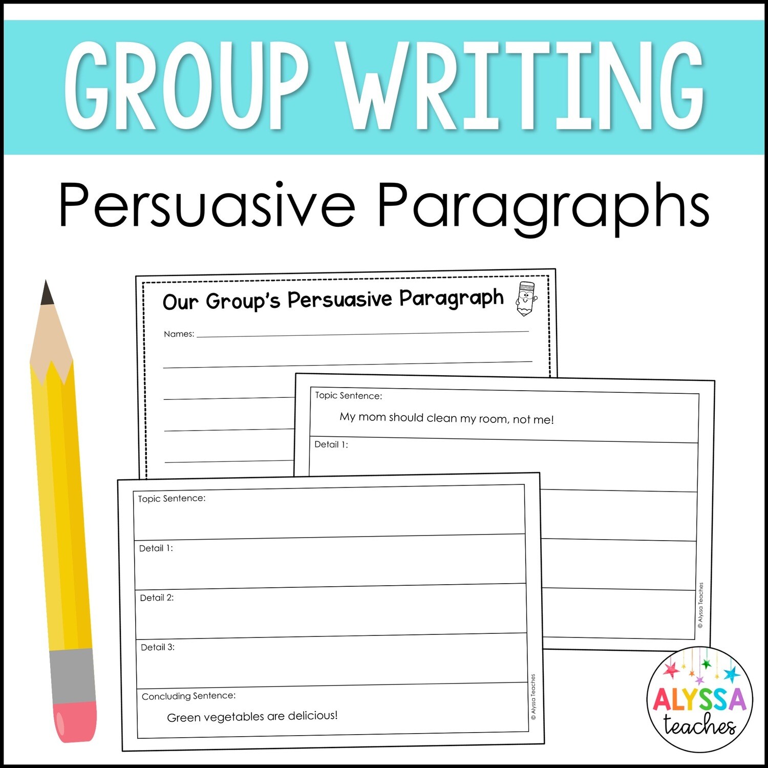 Group Persuasive Paragraph Writing Activities