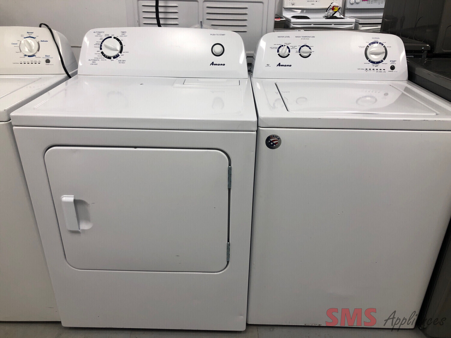 Amana Top-Load Washer and Dryer Set