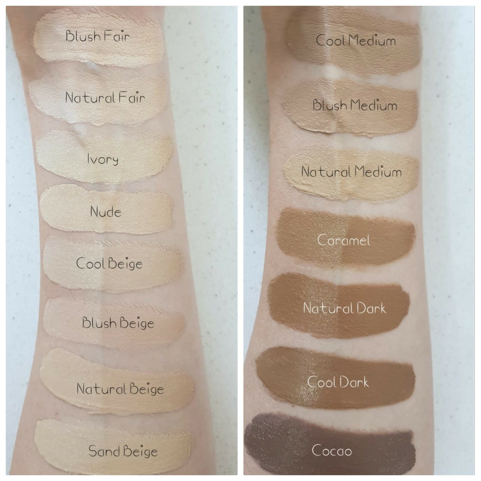 Liquid Foundation - Summer Shades