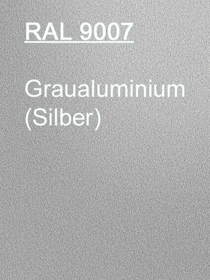 Galeriesockel rund Silber RAL 9007